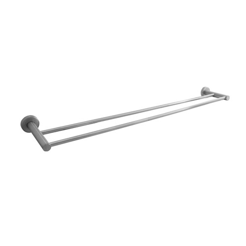 STAINLESS STEEL DOUBLE TOWEL RAIL 750MM | elitetiles