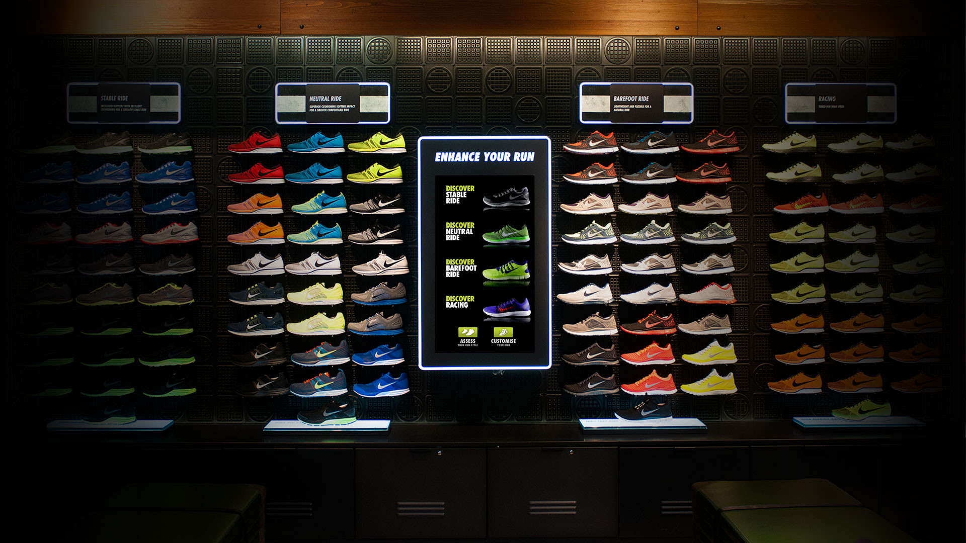 Nike - Footwear Walls | Experiential | OMM Creative Digital Agency
