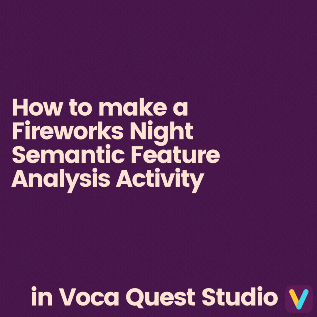 Create Fireworks Night Activities With Voca Quest Studio Create Fireworks Night Activities With Voca Quest Studio