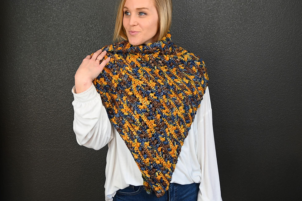 Starry Night Crochet Shawl Pattern | Crochet with Tiffany