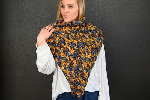 Starry Night Crochet Shawl Pattern | Crochet with Tiffany