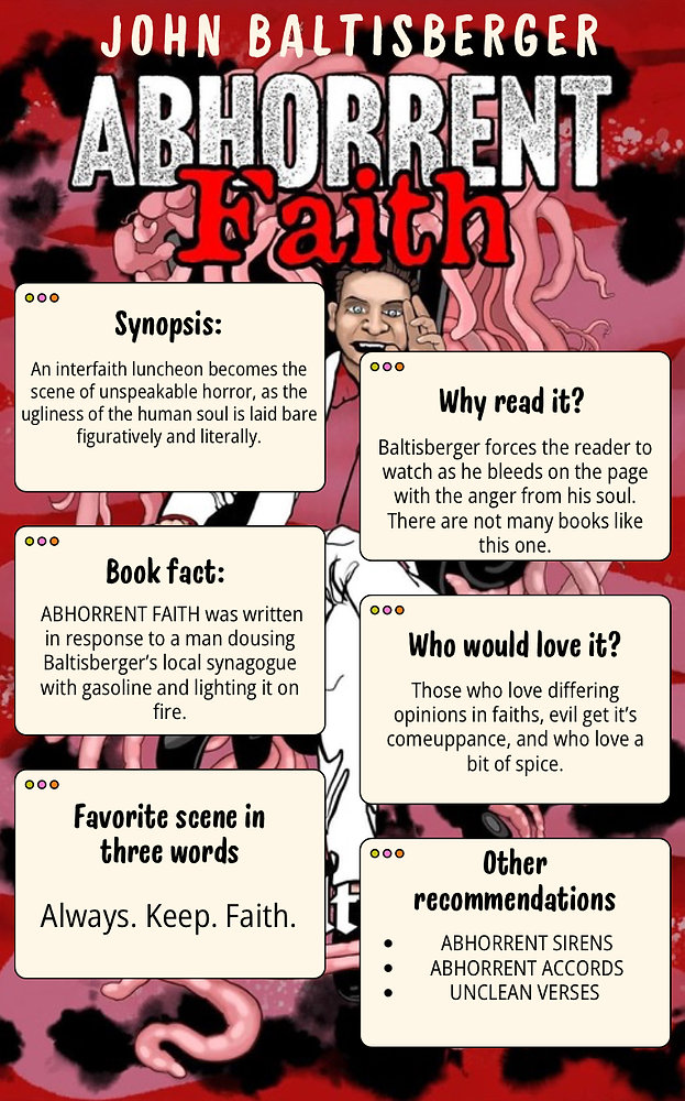 2-23-25 — Christina’s 52 Splatterpunk and Extreme Horror Books to Read