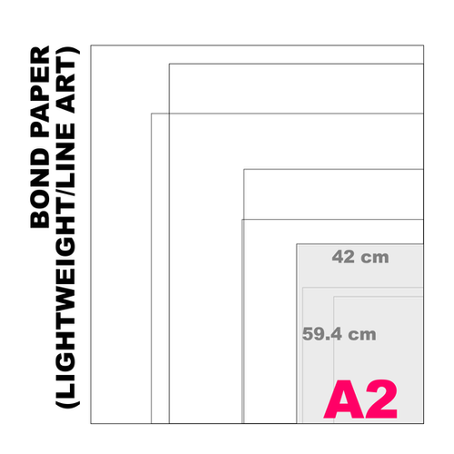 A2 Bond Paper [Lightweight/Line Art] (80 g/m²) | imagelab