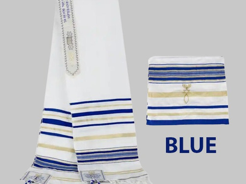 Blue Prayer Shawls | David Arrey