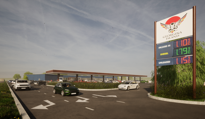 GEORGINA ISLAND GAS STATION AND COMMERCIAL BUILDING