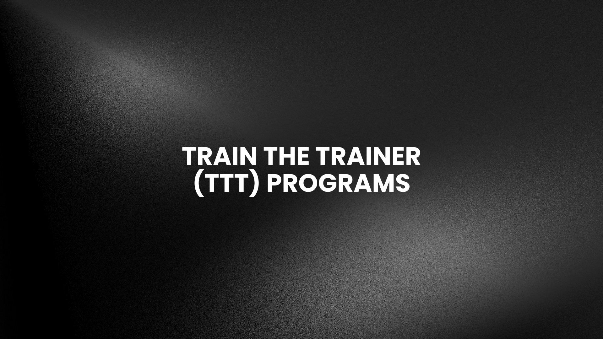 Train the Trainer (TTT) Programs | Altus solution