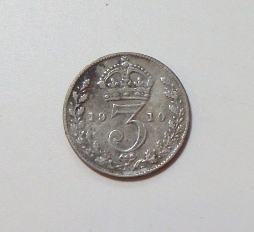 Great Britain - 3 Pence - 1910 | Central Lakes Coins