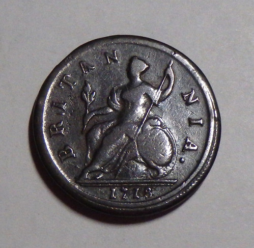 Great Britain - Half Penny - 1718 | Central Lakes Coins