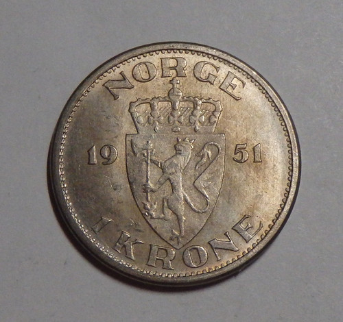 Norway - Krone - 1951 | Central Lakes Coins