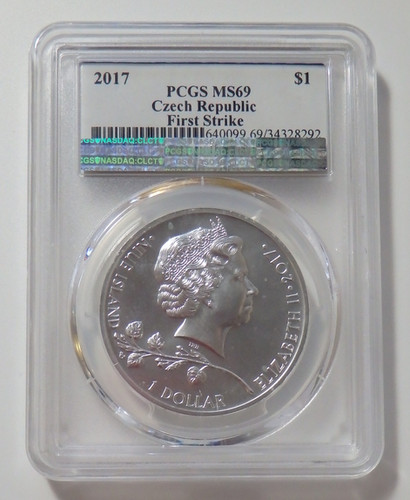 Czech Republic - Dollar - 2017 (MS69) | Central Lakes Coins