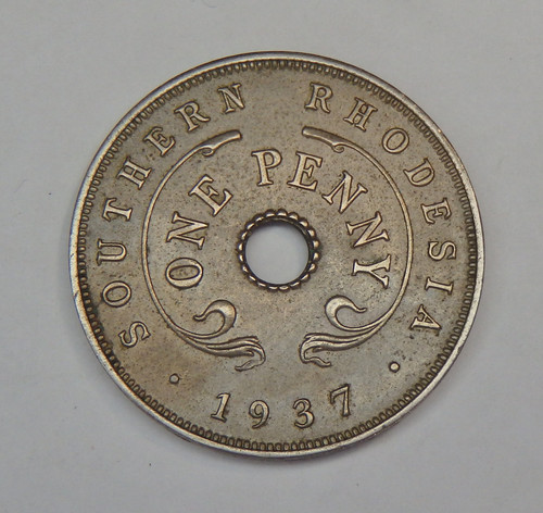 Southern Rhodesia - Penny - 1937 | Central Lakes Coins