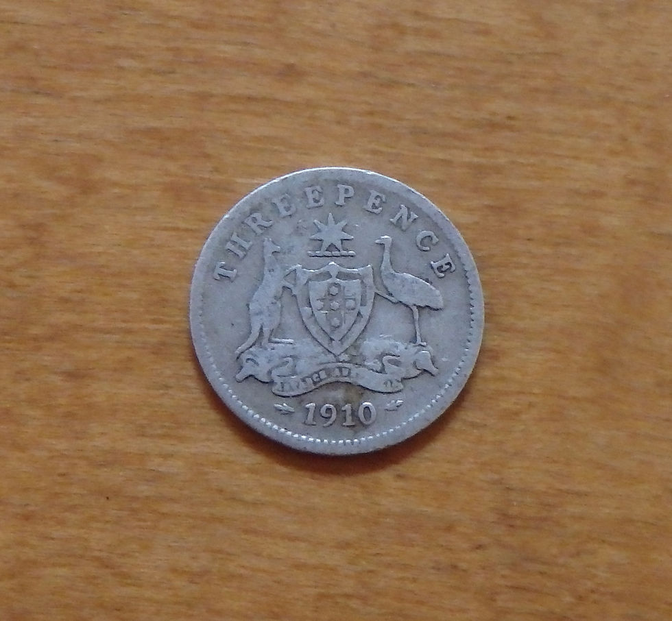 Australia - 3 Pence - 1910 | Central Lakes Coins
