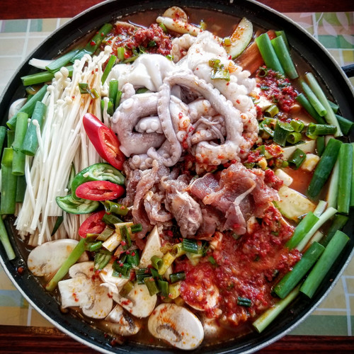 Bulgogi Octopus Hotpot (Simply Cook Kit) | 불낙전골(조리팩) | Seoulgarden