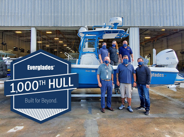 Everglades Reaches Milestone with 1000th 243cc Hull