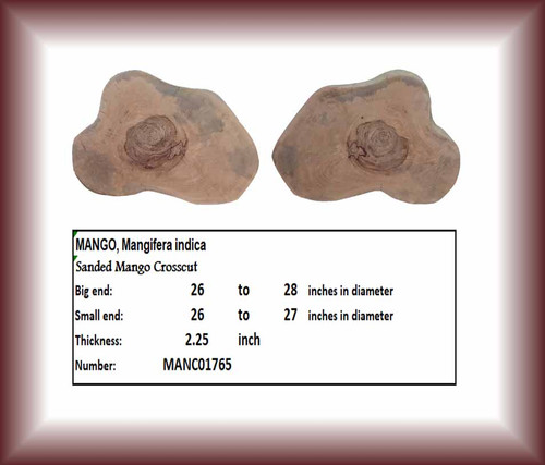 Mango Crosscut MANC01765 | Diamond Tropical Hardwoods