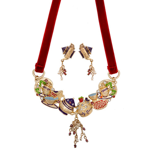 "Terrific Tea Party" Jewelry Set | MoiMui Creations