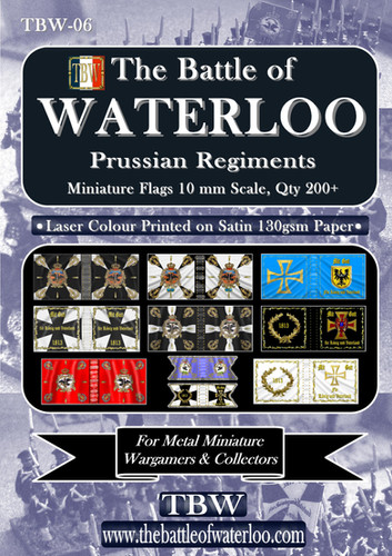 TBW06 The Battle of Waterloo: Prussian Regiments 10mm Flags ...
