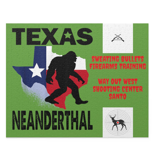 TEXAS NEANDERTHAL Puzzle (120, 252, 500-Piece) | Sweating Bullets