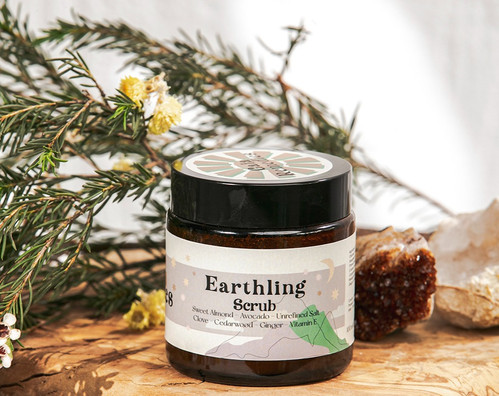 Earthling - Vücut Ovması / Body Scrub (100 ml) | Gaia Remedies