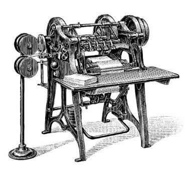 OFFSET - LA PRIMERA MAQUINA DE IMPRESION