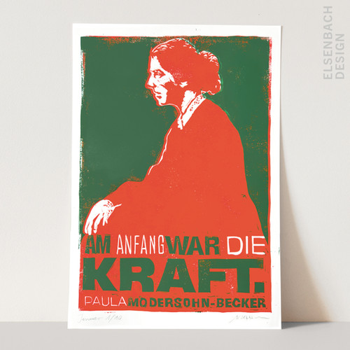 Linoldruck „Paula“ | Elsenbach Designshop