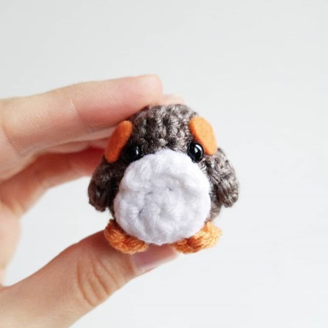 Chubby Baby Porg Crochet Pattern