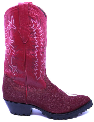 Rugged Red Stingray Boots | maxleatherusa