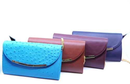 Crossbody Bag with Chain Strap | maxleatherusa