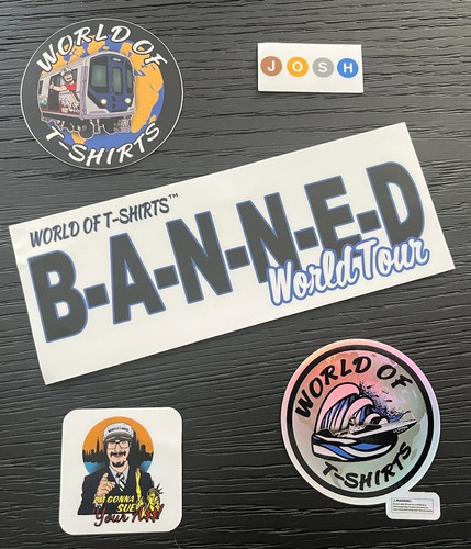 World of T-Shirts | Sticker Pack | Starter Collection