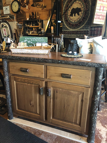 Amish Made! Hickory Buffet | Rustic Mountain Dec