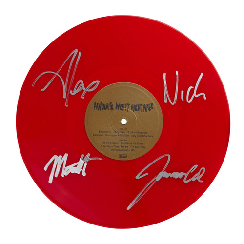 Arctic Monkeys Autographed Limited Edition Red Vinyl Record | RCC