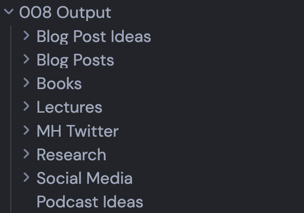 How I Organize my Obsidian Vault