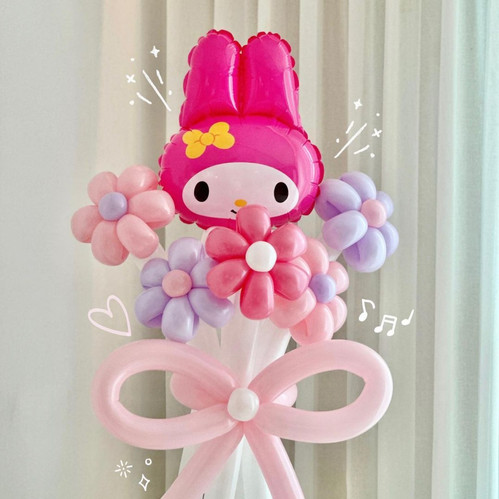 My Melody Pink Bouquet Balloon | Giftorea