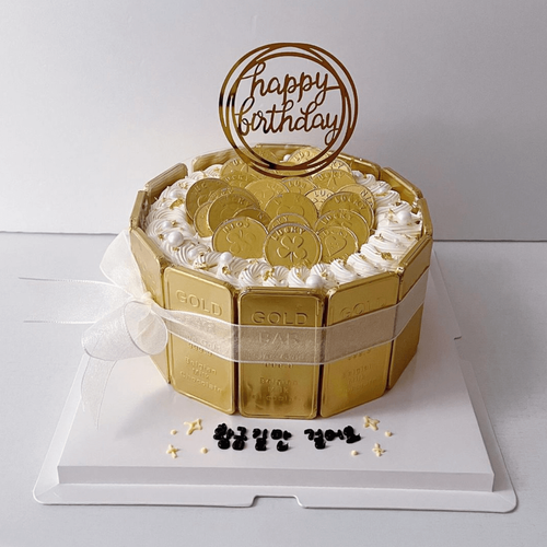 Gold Money Cake | Giftorea