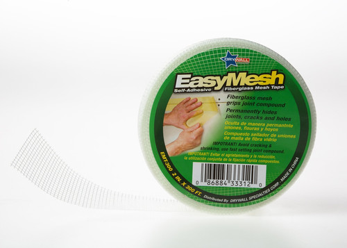2" x 300' White Drywall Mesh Tape | Drywall Specialities