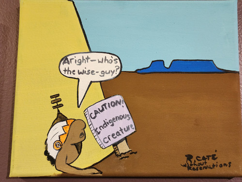 "Caution" 8'x10' Ricardo Cate | Waterbird Gallery