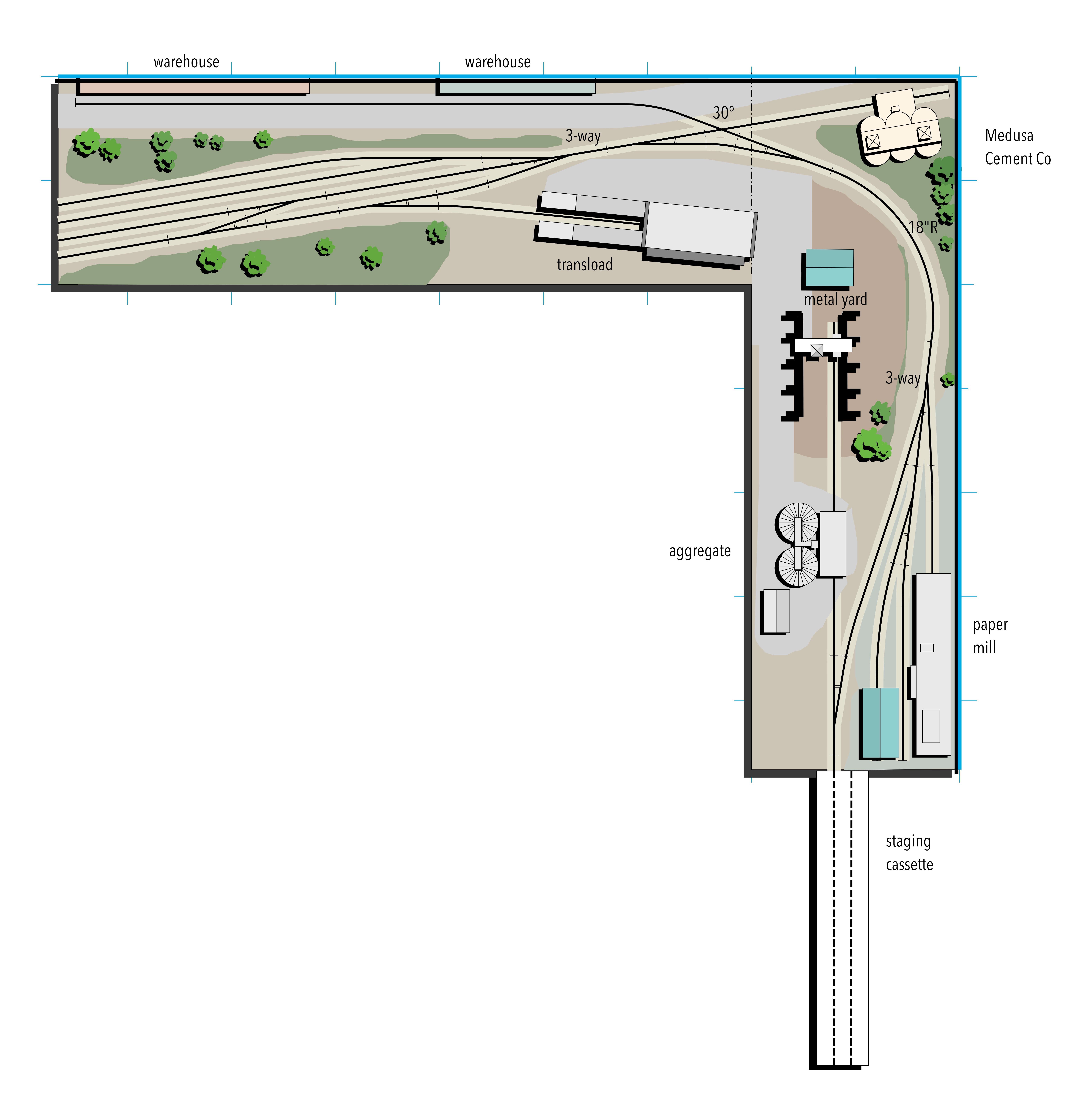 Justin Schlottman's Washington Northern Aberdeen Branchline | Bob's Track Plans | Home