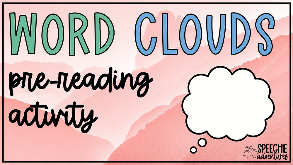 Word Clouds: A fun Pre-reading Knowledge Activation Activity