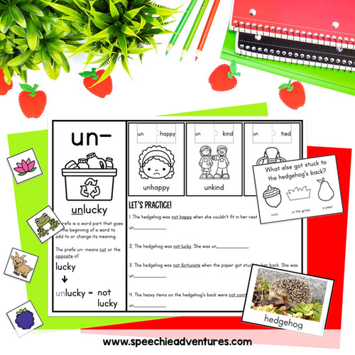Apple Trouble Book Companion | Speechie Adventures