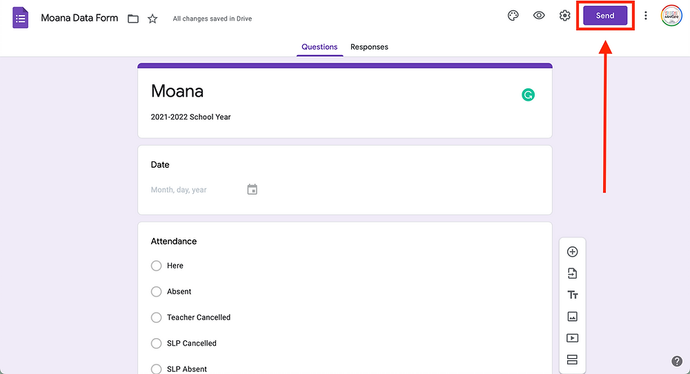 Using Google Forms for Data Collection