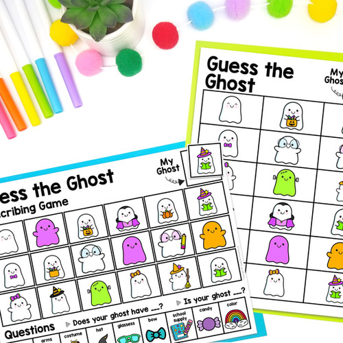Guess the Ghost Describing Game | Speechie Adventures