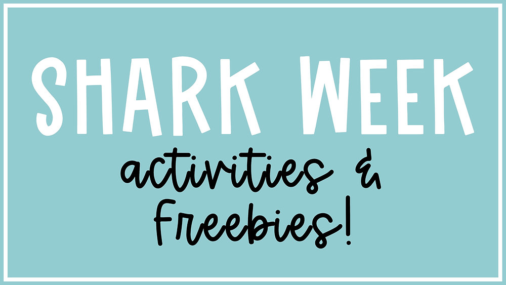 Shark Week Ocean Themed Activities & Freebies for Speech Language Therapy