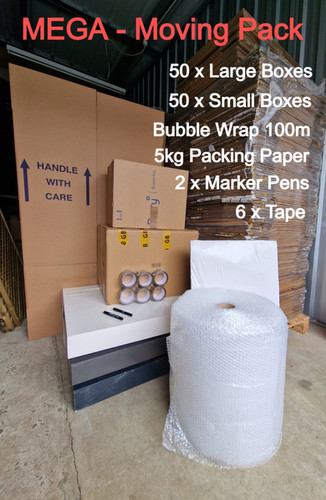 MEGA - Moving Pack (3-4 Bedroom) | Cardboard Box Shop