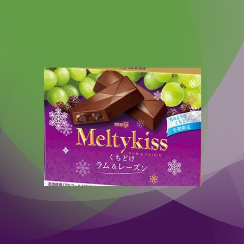 Meiji Kuchidoke Rum and Raisin | Oishii Japan Snacks