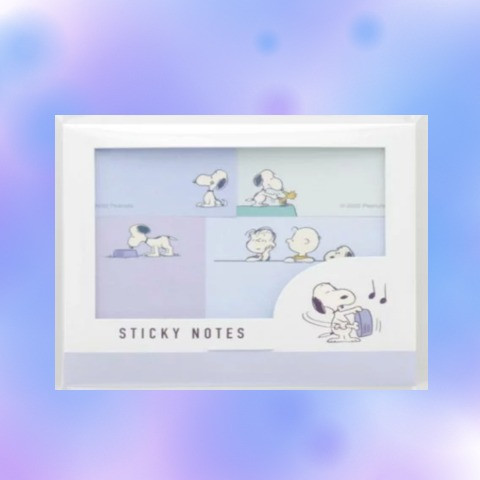 Snoopy sticky notes | Oishii Japan Snacks