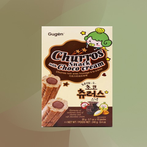 Churros snack with choco cream | Oishii Japan Snacks