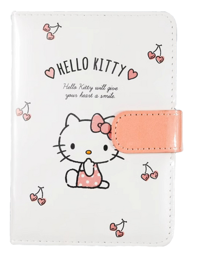 Hello kitty A6 leather notebook | Oishii Japan Snacks