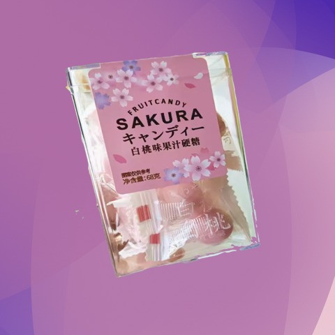 Sakura peach candy | Oishii Japan Snacks