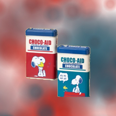 Snoopy Chocolate Can Aid | Oishii Japan Snacks