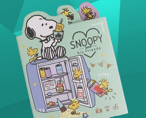 Snoopy post-it note | Oishii Japan Snacks